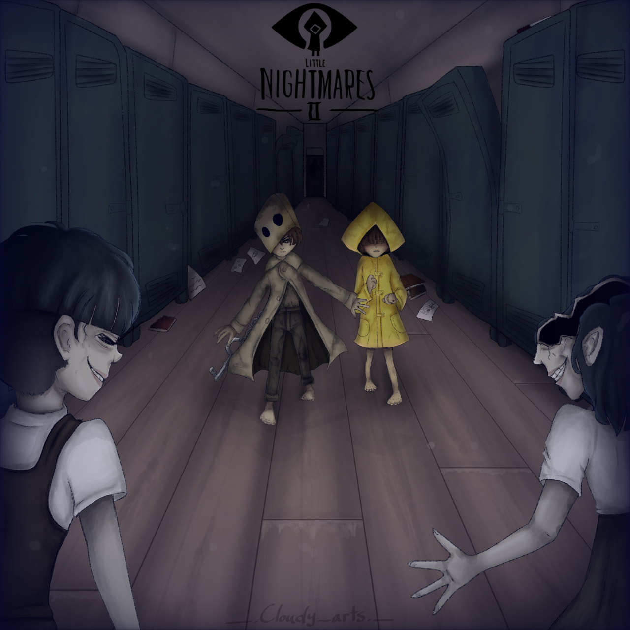 Little nightmares II Bullies - ibisPaint