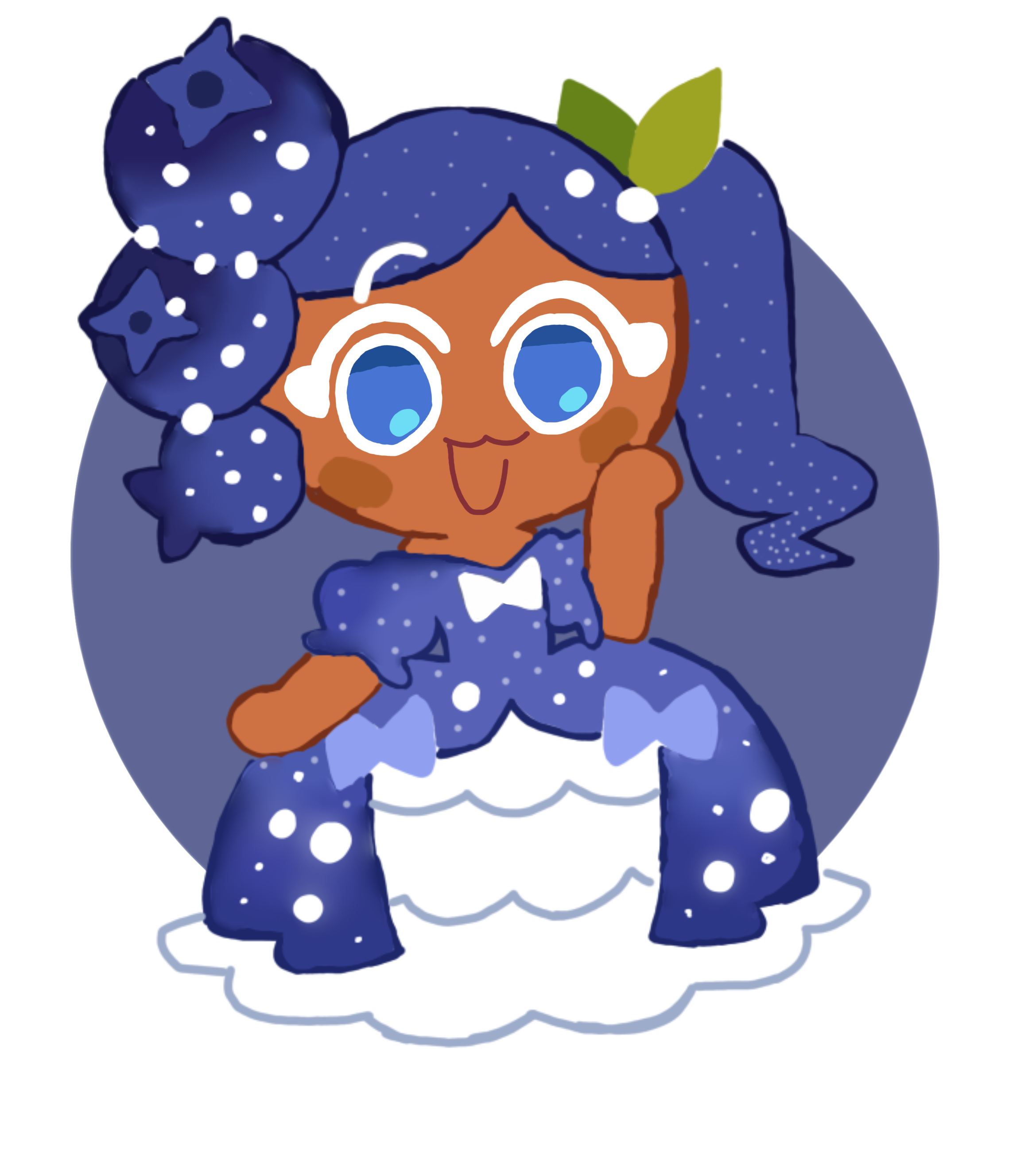 Blueberry Cookie - ibisPaint