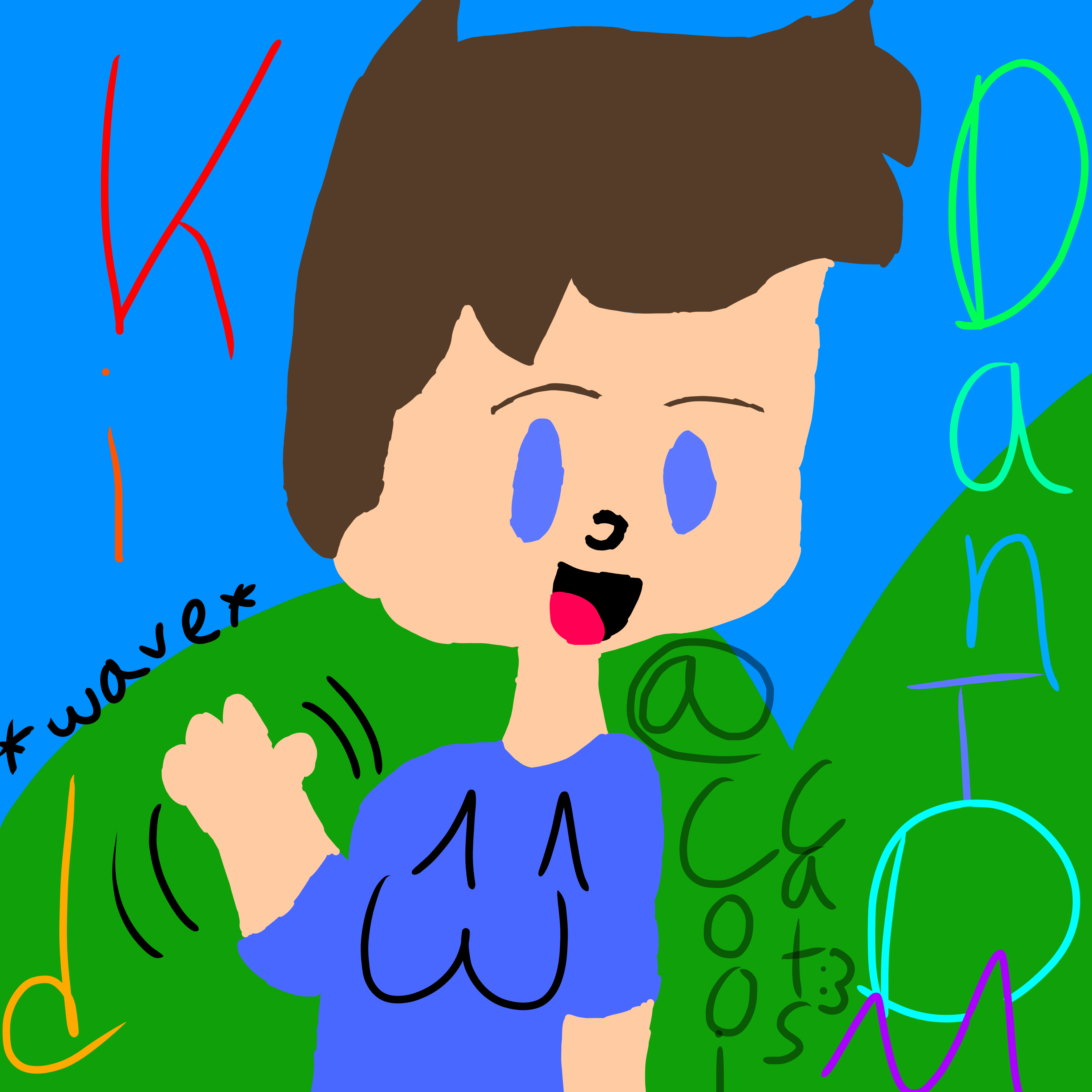 Kid DanTDM - ibisPaint