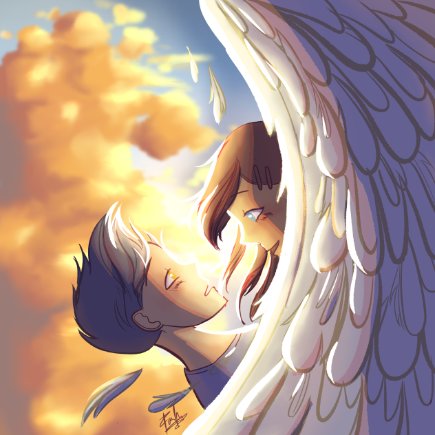 an angel in love - ibisPaint