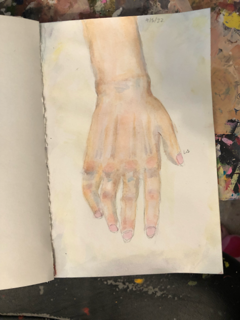 Watercolor Hand - ibisPaint