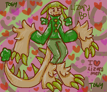 Brady (noddle arms and lizard man) - ibisPaint