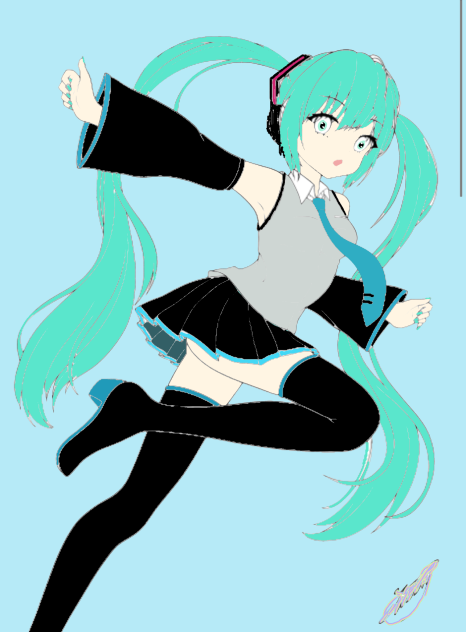 Hatsune miku - ibisPaint