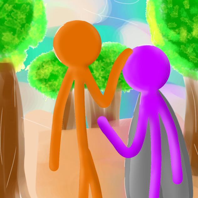 Purple y King Orange AVM - ibisPaint