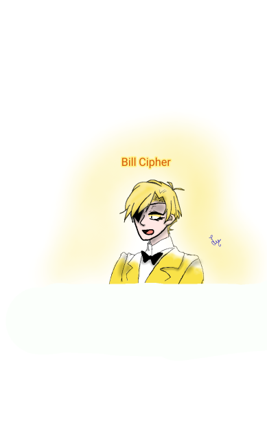 Gravity Falls-Bill Cipher(Human) - ibisPaint