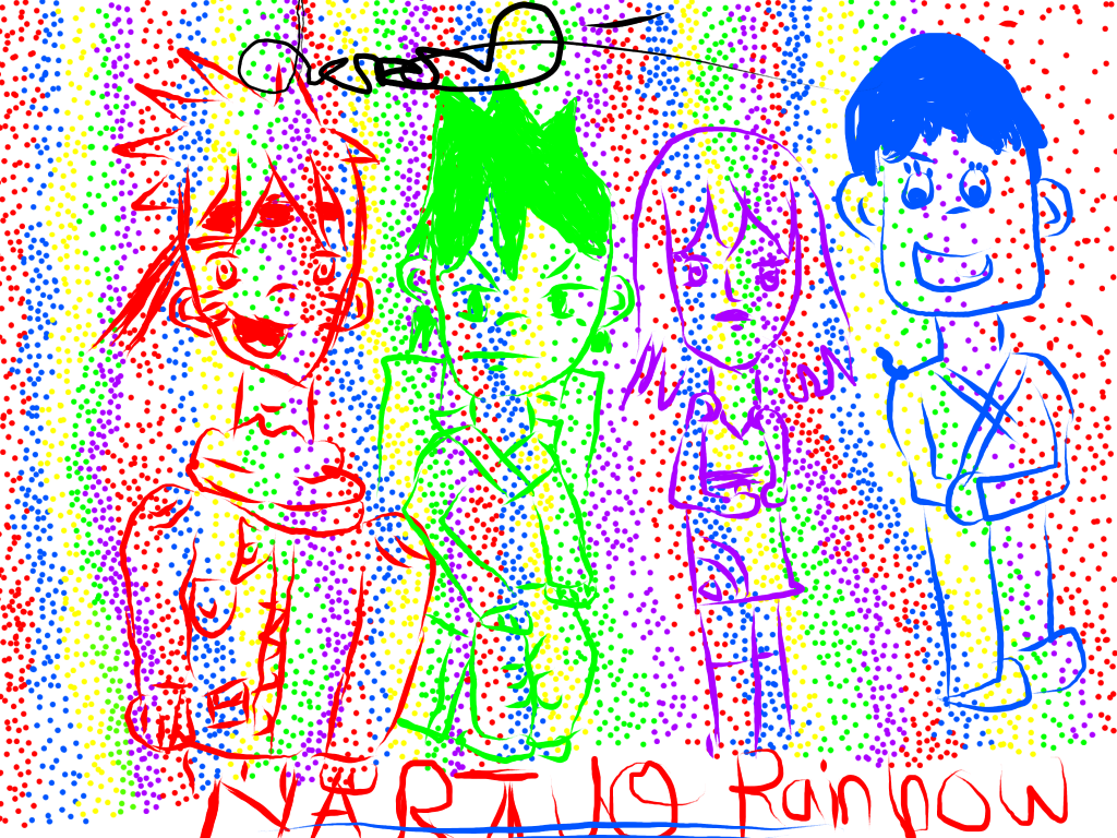 naruto rainbow - ibisPaint