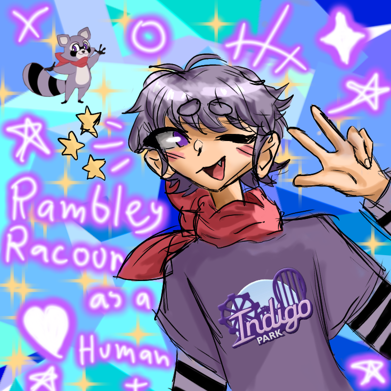 Rambley as a human - ibisPaint