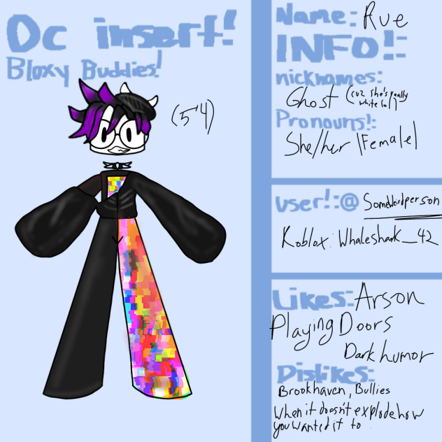 Bloxy buddies OC - ibisPaint