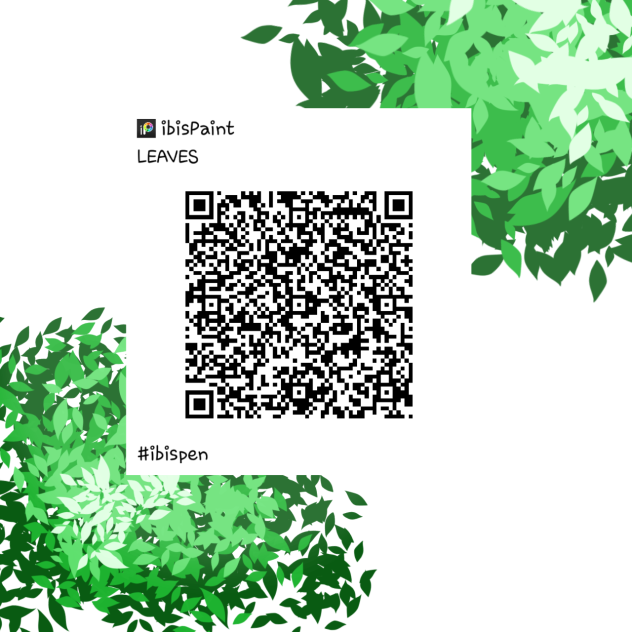 leaves brush - ibisPaint
