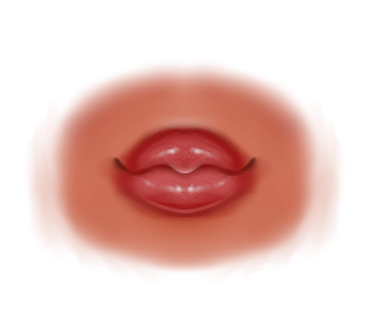 Rendered lips - ibisPaint