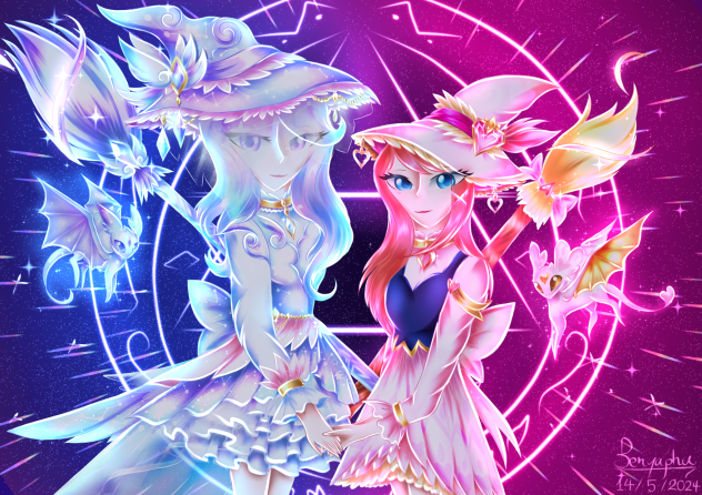 Constellation witch & charming witch - ibisPaint