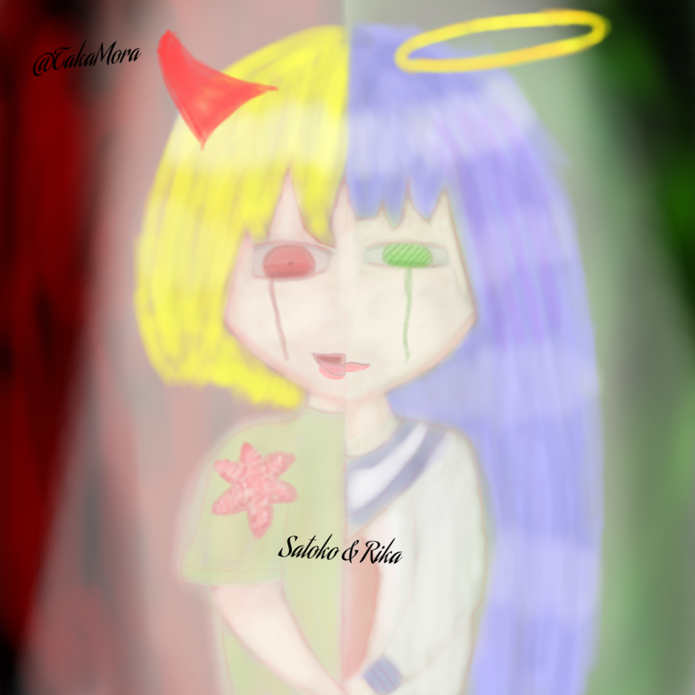 Satoko & Rika - ibisPaint