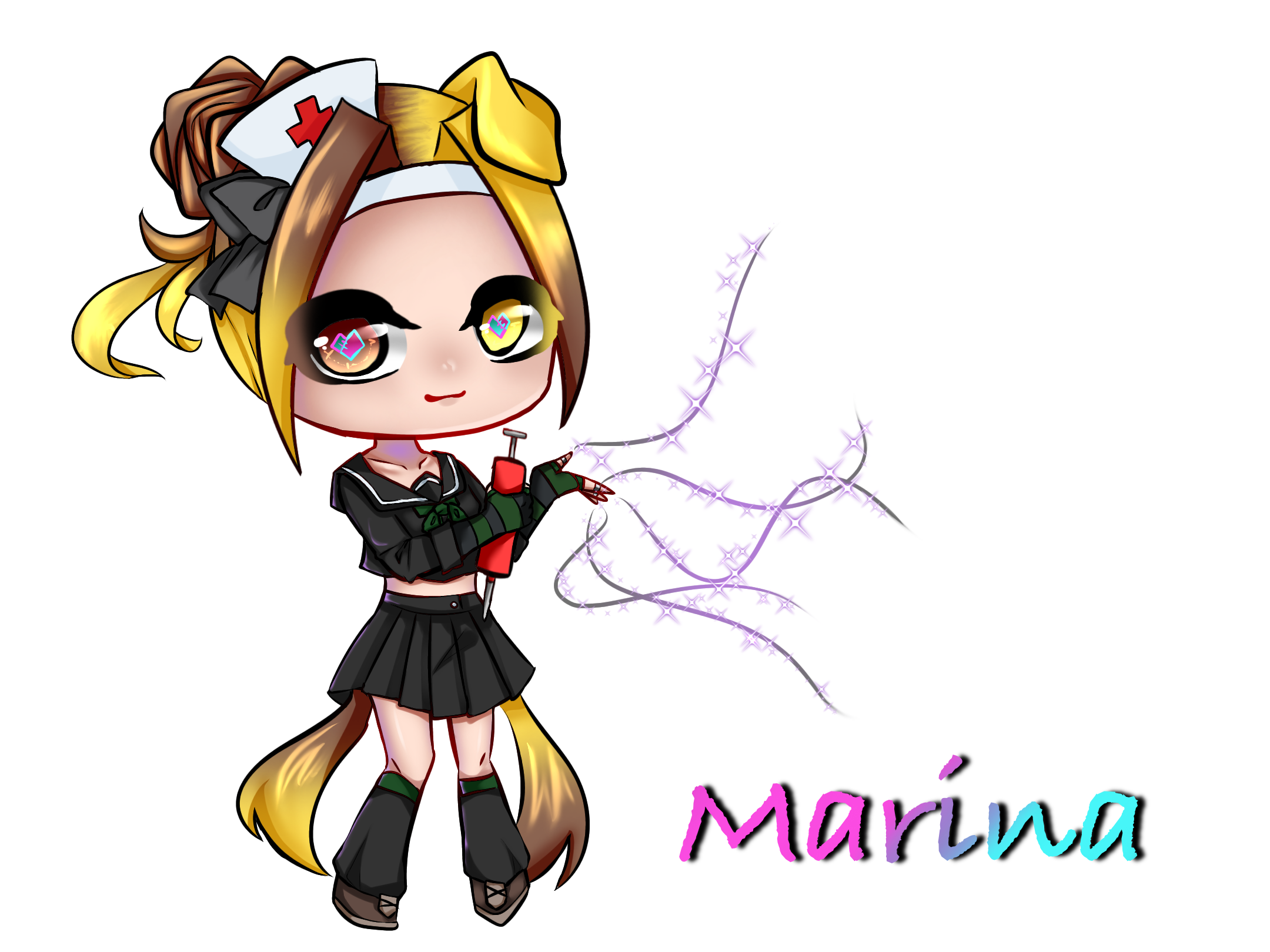 [Speed Paint]{Gacha club} Marina - ibisPaint