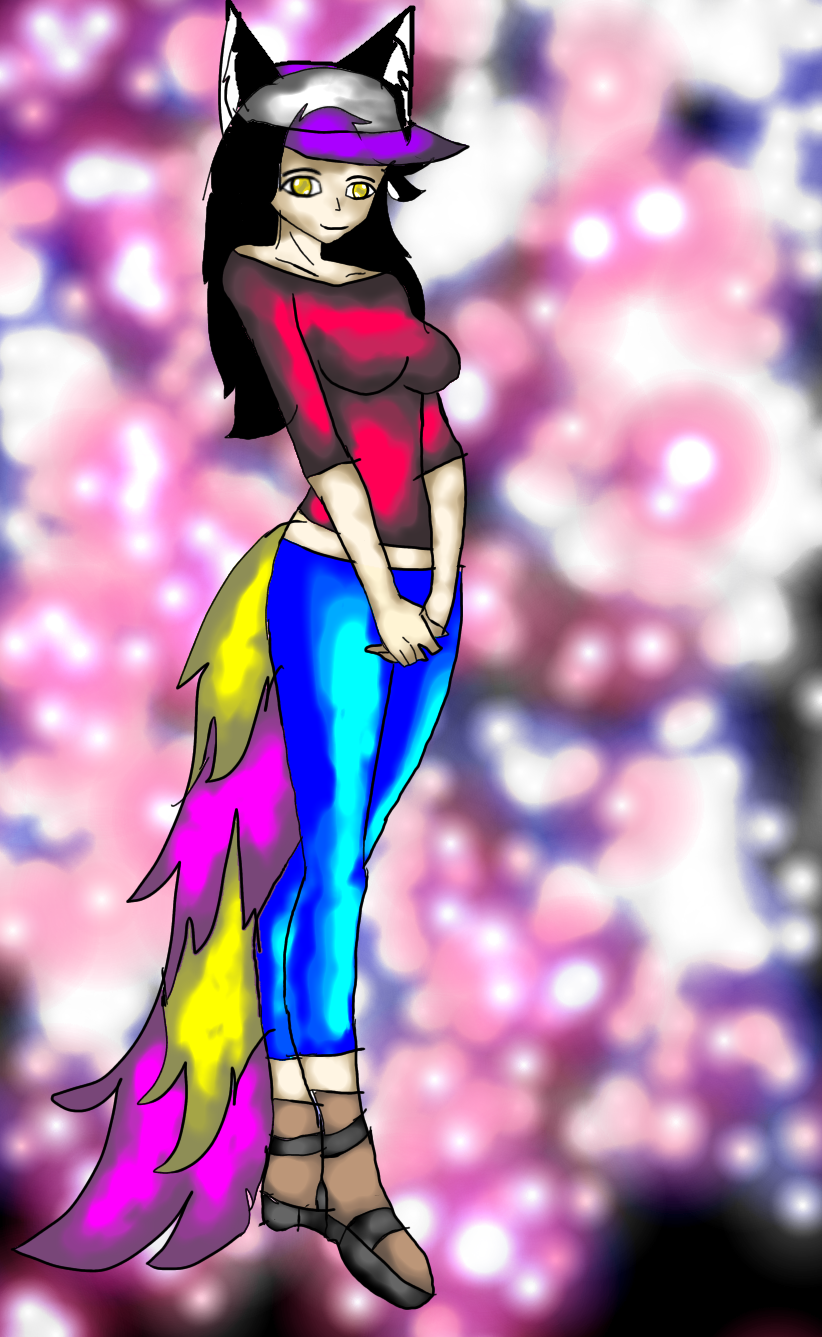 Ray”s Human and wolf form - ibisPaint