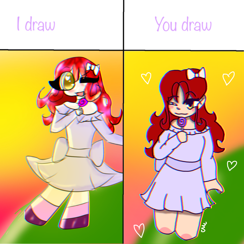 I draw you draw with Monica Harris - ibisPaint