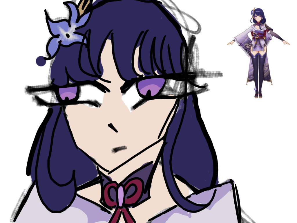 Raiden Shogun - ibisPaint