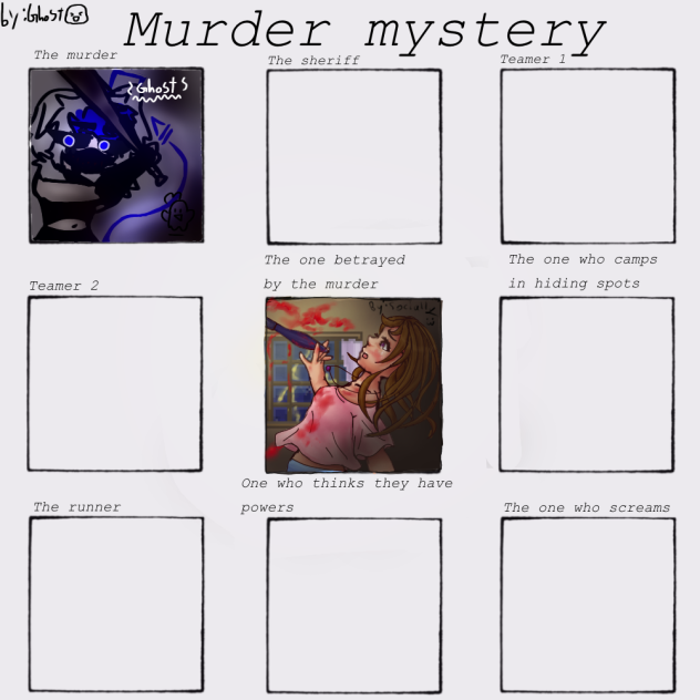Murder Mystery Collab - ibisPaint
