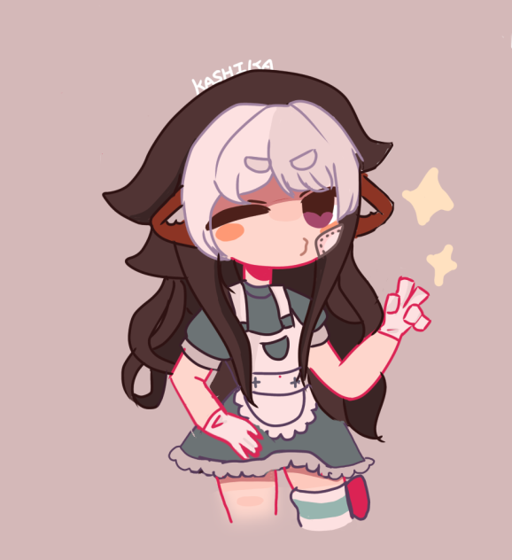 Drawing my gacha club character - ibisPaint