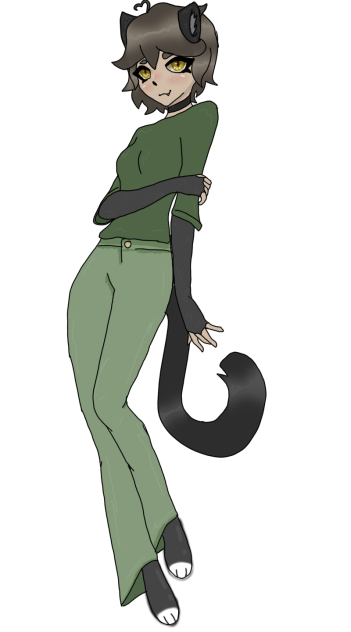 Random cat girl - ibisPaint