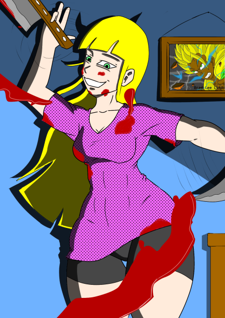 Drawing a thicc yandere - ibisPaint