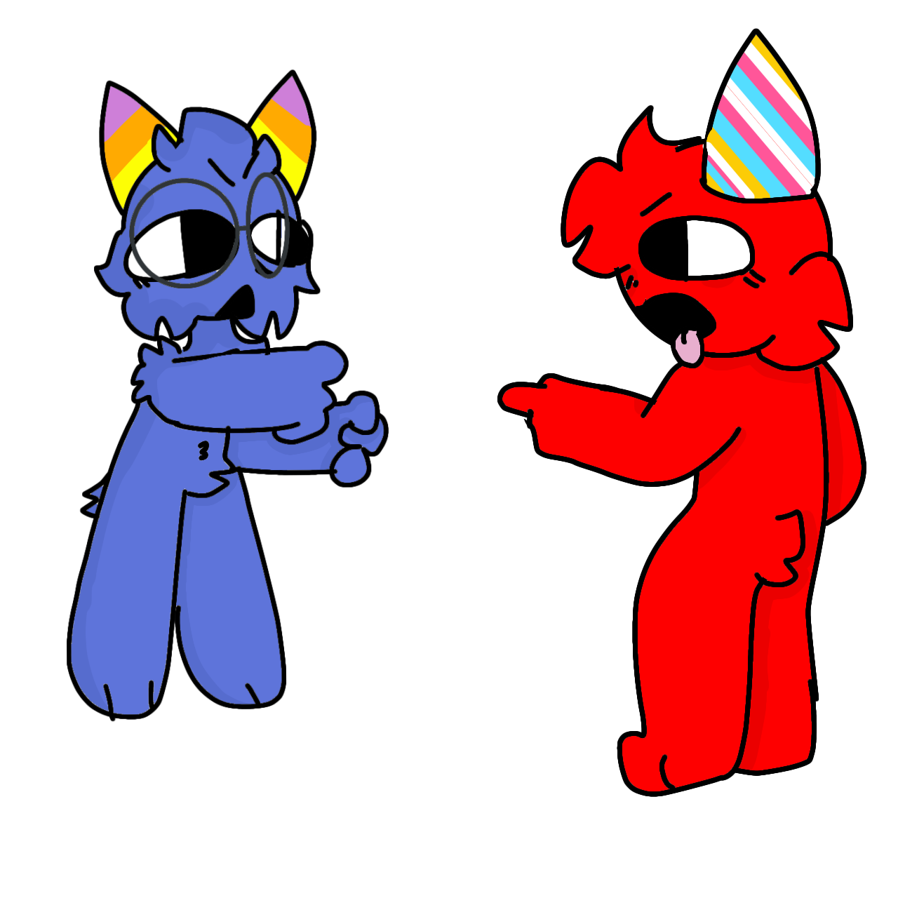 Ban blue e Ban Ban - ibisPaint