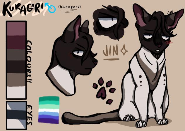 kuragari, character ref!! - ibisPaint