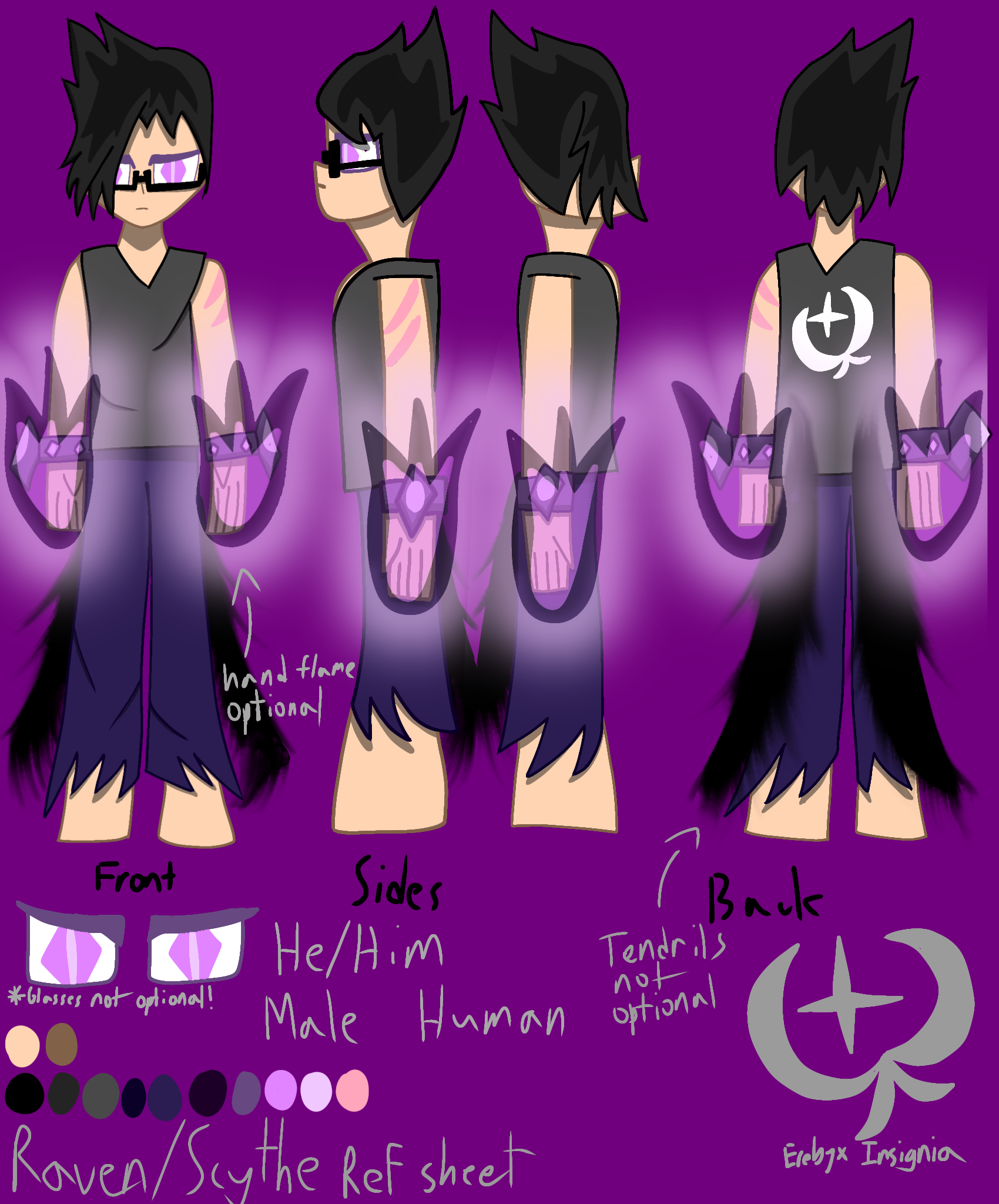 Raven ref sheet - ibisPaint