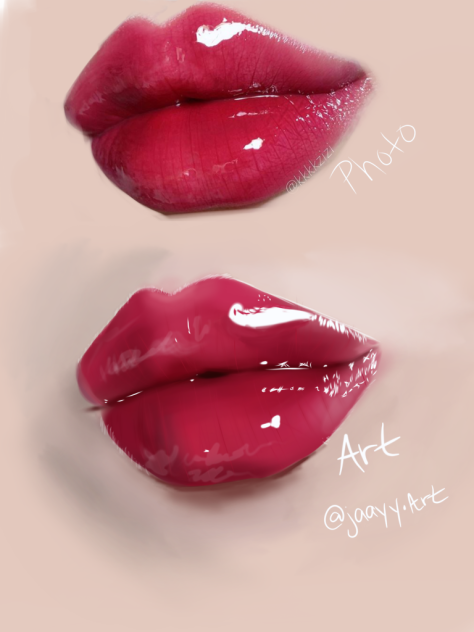 realistic lips - ibisPaint