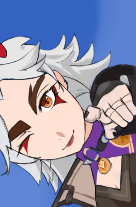 arataki itto but a girl - ibisPaint