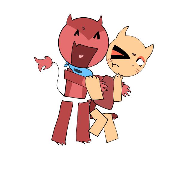c00lkidd meets the older ver of my oc - ibisPaint