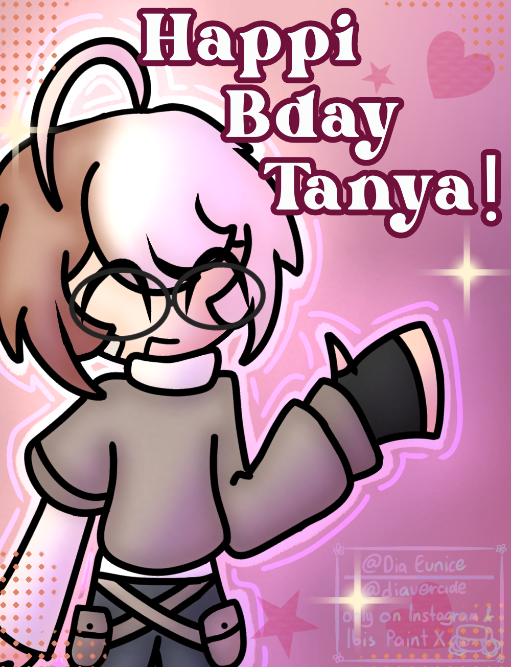 ℍ𝕒𝕡𝕡𝕚 𝕓𝕕𝕒𝕪 𝕥𝕒𝕟𝕪𝕒 (ik i post dis late 😔) - ibisPaint