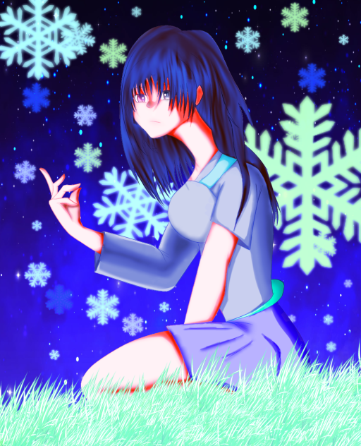 warrior blue - ibisPaint