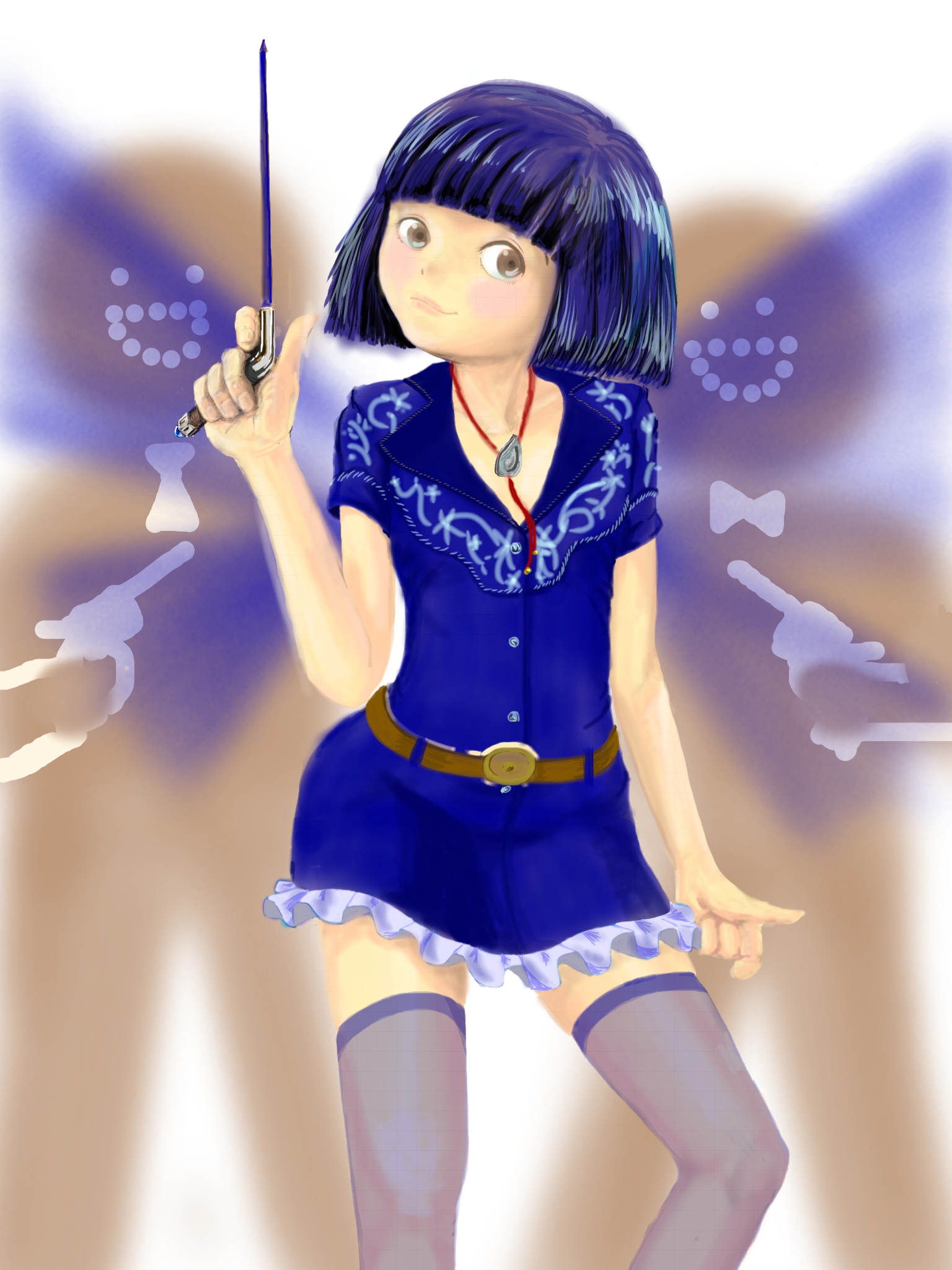 Izzy the Indigo Fairy - ibisPaint