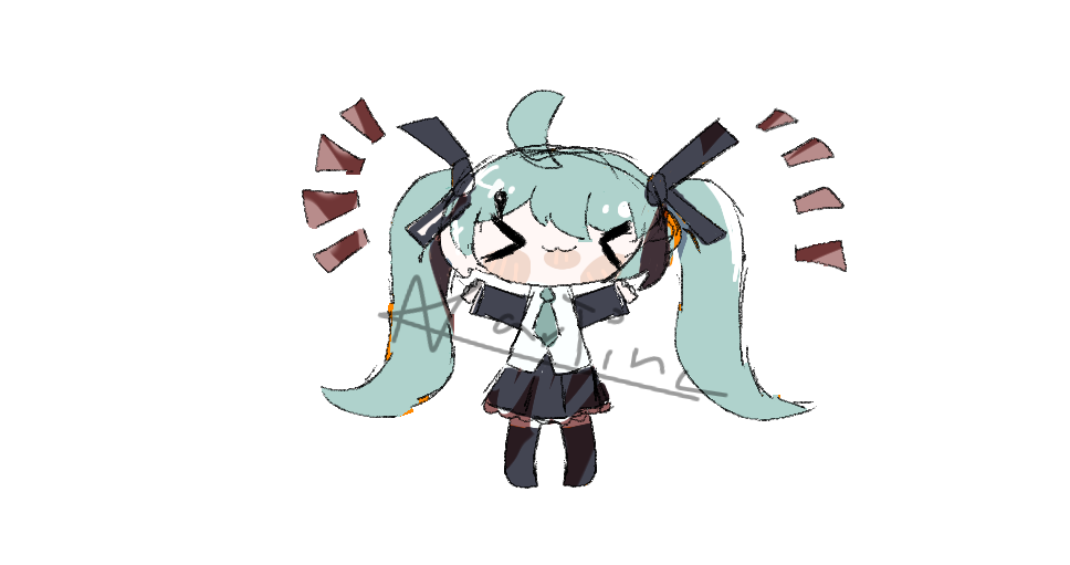 Miku chibi - ibisPaint
