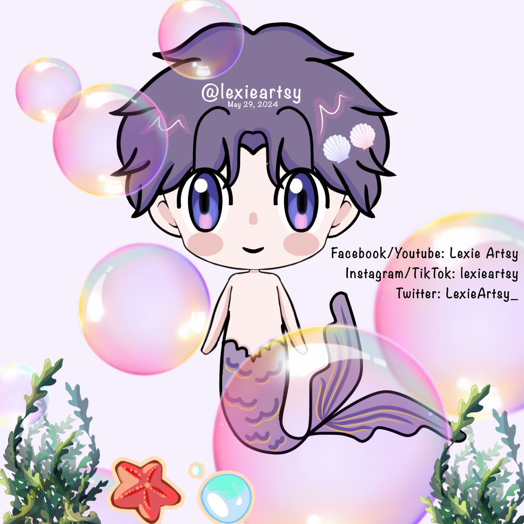 Mermaid Fan Art of Rafayel - ibisPaint