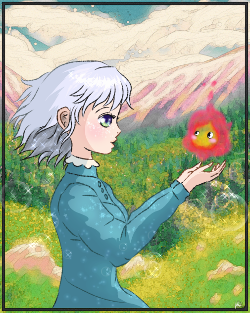 👒 Sophie y Calcifer🔥 - ibisPaint