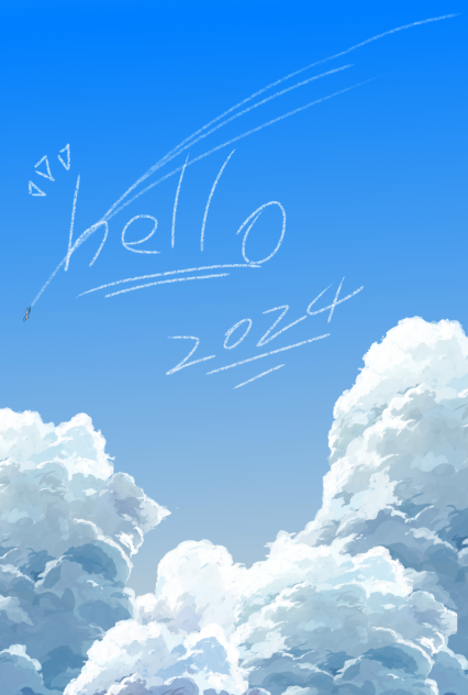 Hello 👋 2024 - ibisPaint