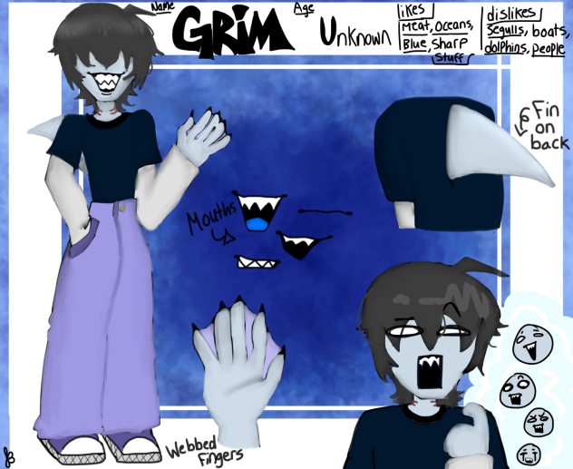 Shark oc! 🦈 - ibisPaint