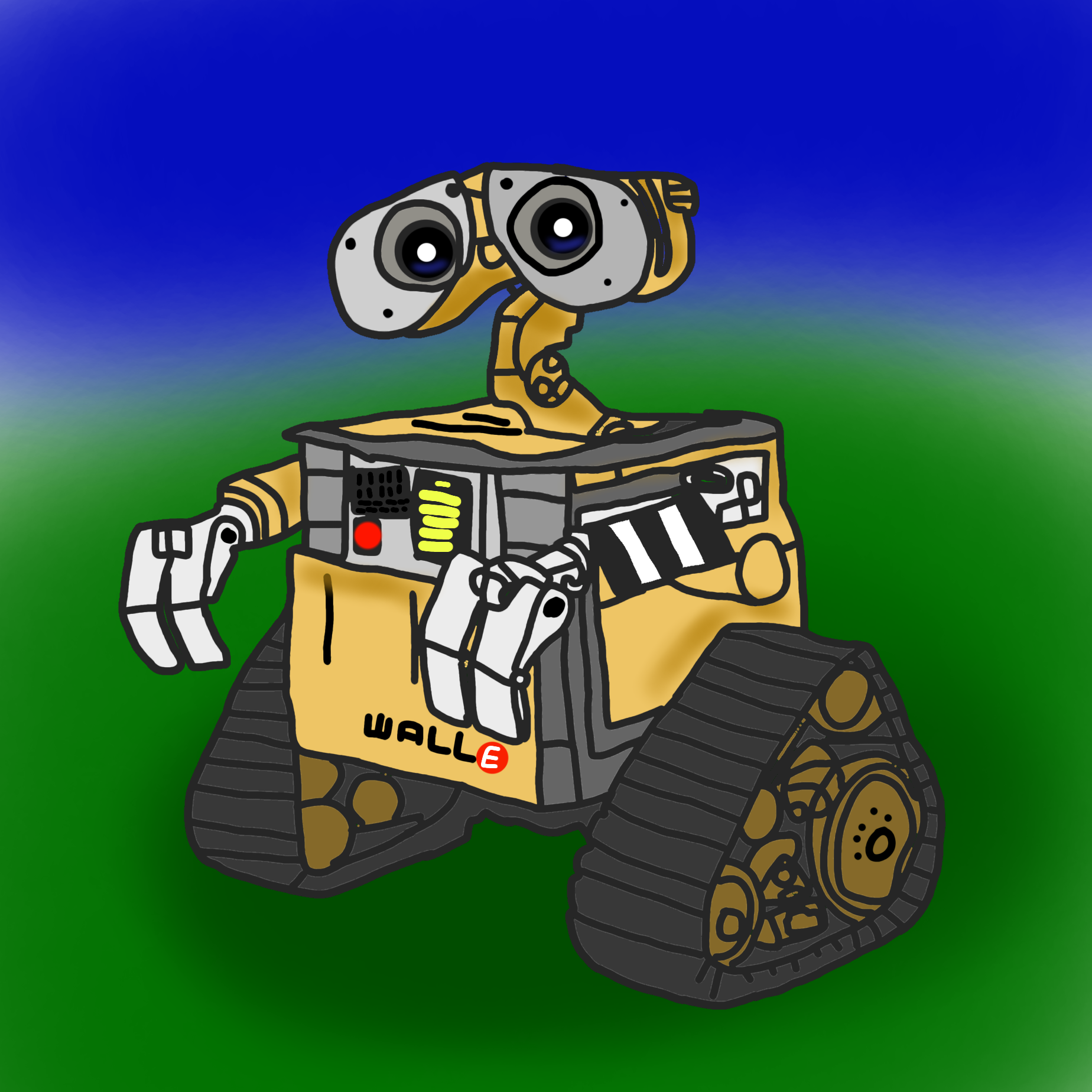 Wall-e wallpaper - ibisPaint