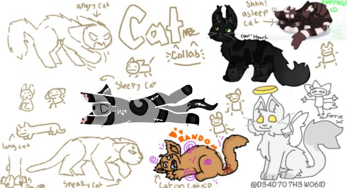 Warriors cat Collab - ibisPaint