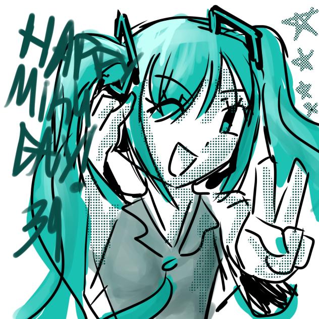 Happy miku day! - ibisPaint