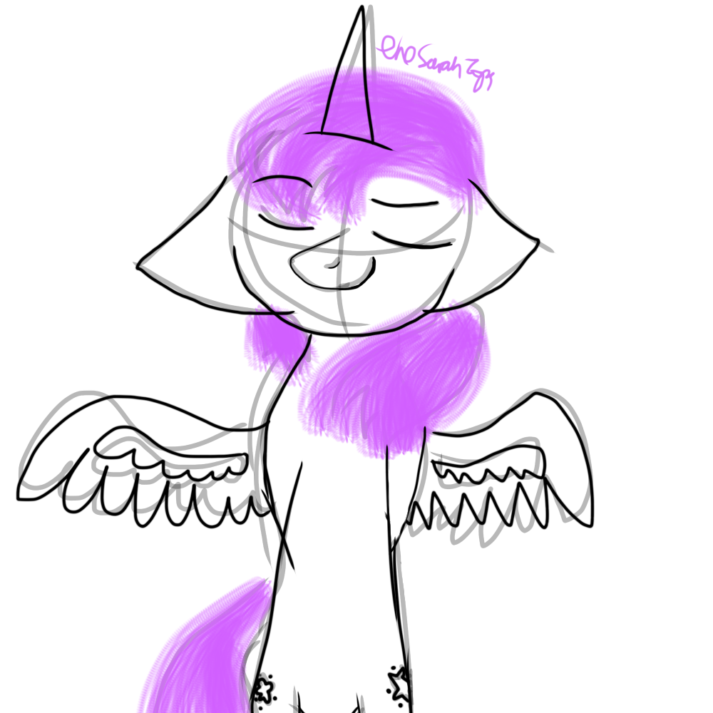 sketchy human twilight - ibisPaint