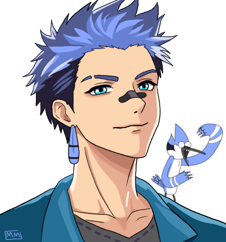 Mordecai Regular Show - ibisPaint