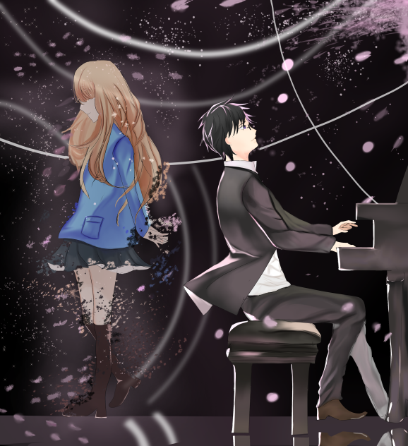 Your lie in April 🌸 - ibisPaint