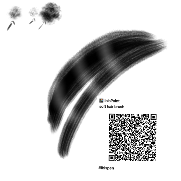 Soft hair brush - ibisPaint