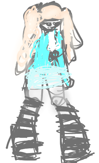 my gacha oc in a model - ibisPaint