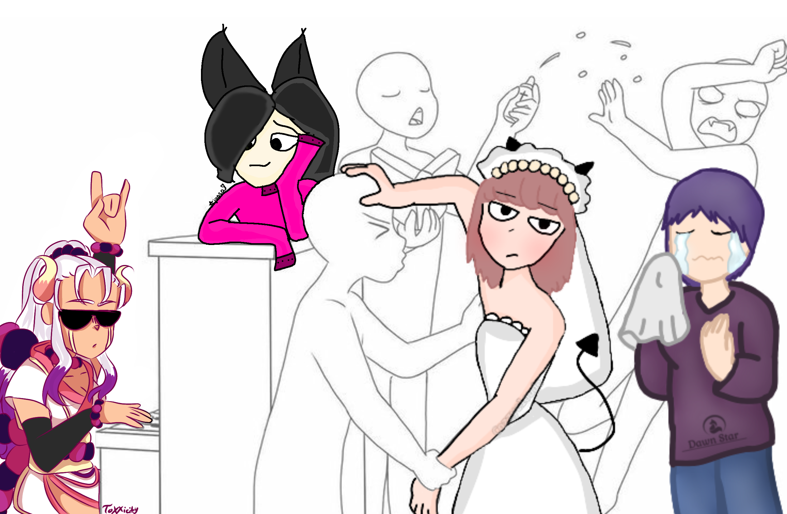 Ramdom wedding collab! - ibisPaint