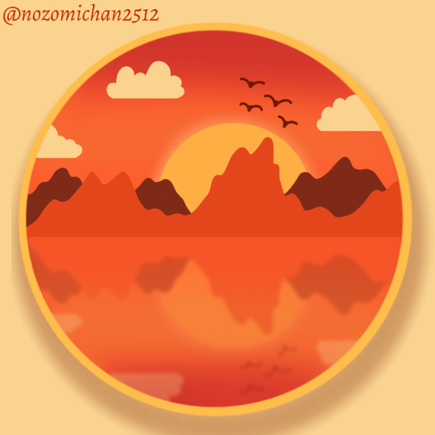 Beautiful sunrise - ibisPaint