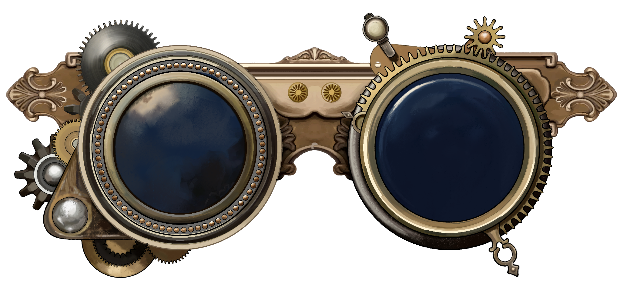 Steampunk Glasses - ibisPaint