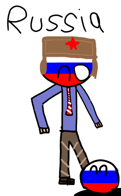 Russia Countryball&Countryhuman - ibisPaint